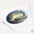 Firing Full Broadside Stickers | Zazzle