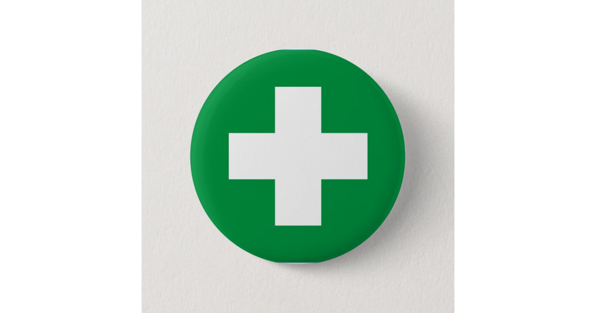 First aid button | Zazzle