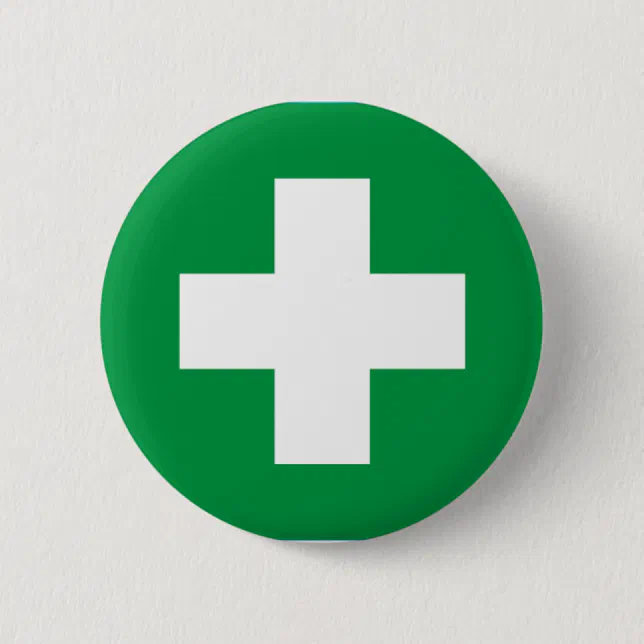 First aid button | Zazzle