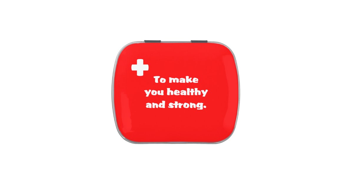 First Aid Jelly Belly Candy Tin | Zazzle