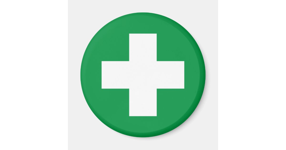 First aid magnet | Zazzle