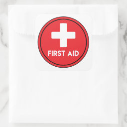 First Aid STICKER | Zazzle
