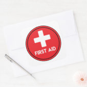 First Aid STICKER | Zazzle