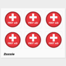 First Aid STICKER | Zazzle