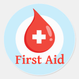 First Aid Stickers | Zazzle