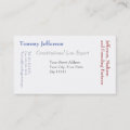 First Amendment Card for Journalist, Lawyer | Zazzle