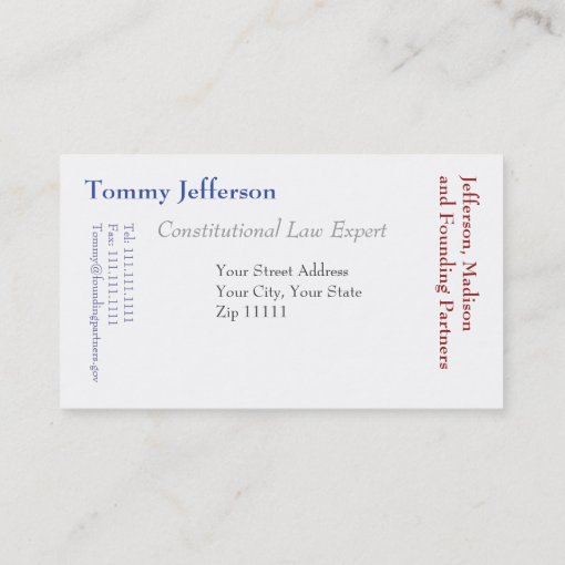 First Amendment Card for Journalist, Lawyer | Zazzle