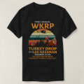 First Annual WKRP Turkey Drop With Les Nessman T-Shirt | Zazzle