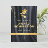 First Anual award invitation Card edit able | Zazzle