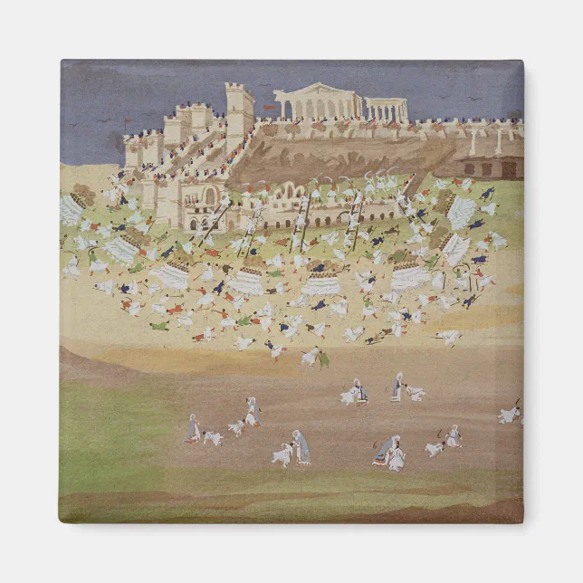First battle of Athens in 1826, from the Pictorial Magnet | Zazzle