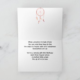 First Birthday Card for Native American Baby | Zazzle