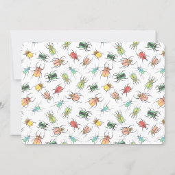 First Birthday Love Bugs Photo Invitation | Zazzle