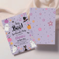 First Boo Day Spooktacular Halloween Birthday Invitation | Zazzle