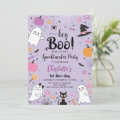 First Boo Day Spooktacular Halloween Birthday Invitation | Zazzle
