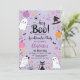 First Boo Day Spooktacular Halloween Birthday Invitation | Zazzle
