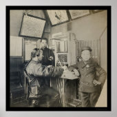 First Chinese Telephone Operator, Chinatown 1922 Poster | Zazzle