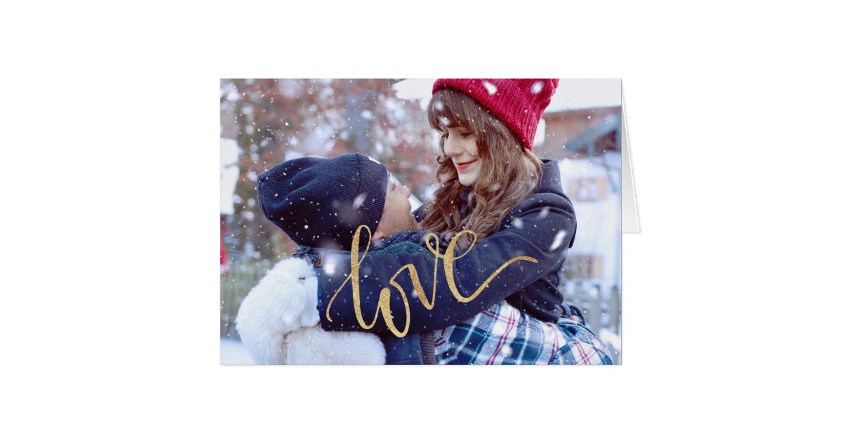 First Christmas Couple Photo Christmas Card | Zazzle