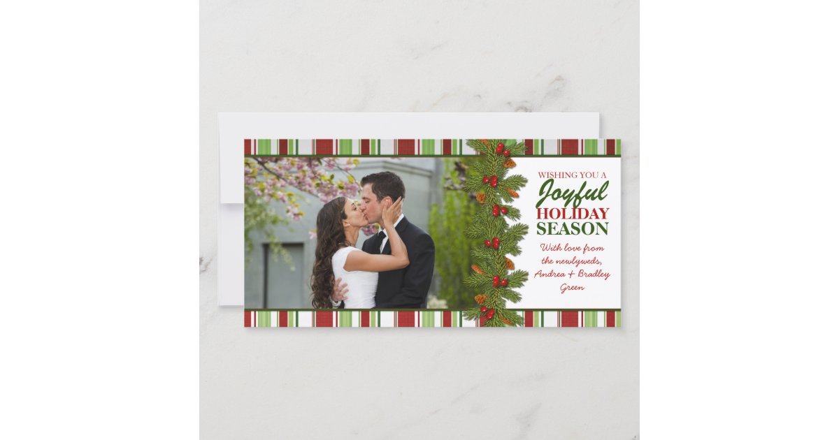 First Christmas Together Holiday Photo Card | Zazzle