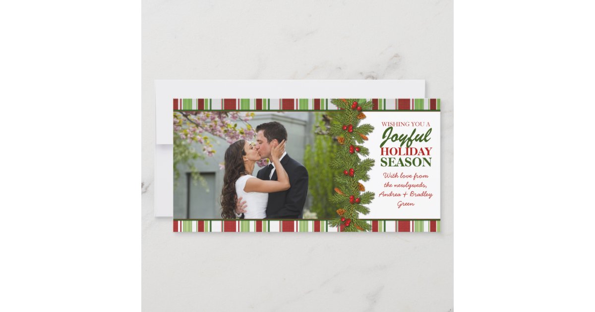 First Christmas Together Holiday Photo Card | Zazzle