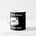 First Class Male with Personalised Name Coffee Mug | Zazzle