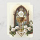 First Communion Altar Chalice Host White Roses Invitation | Zazzle
