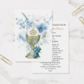 First Communion Catholic Remembrance Holy Card | Zazzle