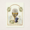First Communion Catholic Remembrance Holy Card | Zazzle