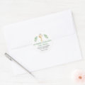 First Communion Green Leaves Primera Comunion Classic Round Sticker ...