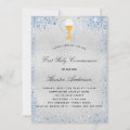 First communion silver blue boy luxury invitation | Zazzle