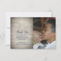First Communion thank you card | Zazzle