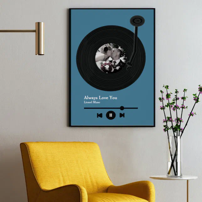 First Dance Music Record Mens Poster | Zazzle