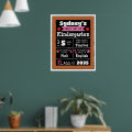 First day of Class Signs Student Art - Pink | Zazzle
