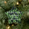"FIRST DEER " ornament | Zazzle