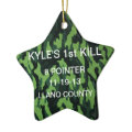 "FIRST DEER " ornament | Zazzle