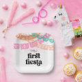 First Fiesta Birthday Party Plates | Zazzle