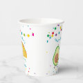 First fiesta birthday taco theme paper cups | Zazzle