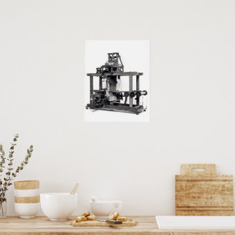 First fully automated loom poster | Zazzle
