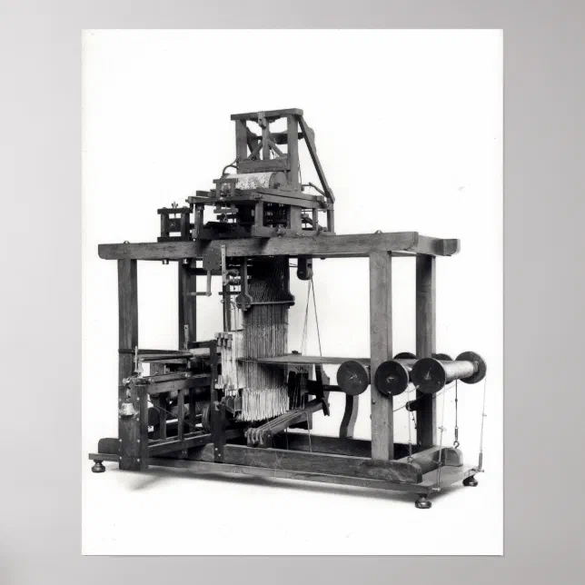First fully automated loom poster | Zazzle