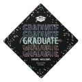 First Generation Graduate Confetti Graduation Cap Topper | Zazzle