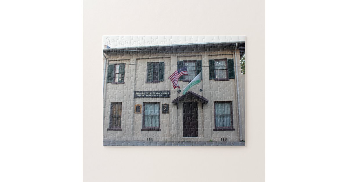 First Girl Scout Headquarters Jigsaw Puzzle | Zazzle