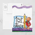 First Grade Postcard | Zazzle