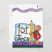 First Grade Postcard | Zazzle