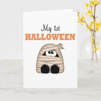 First Halloween Card | Zazzle