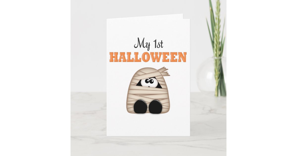 First Halloween Card | Zazzle