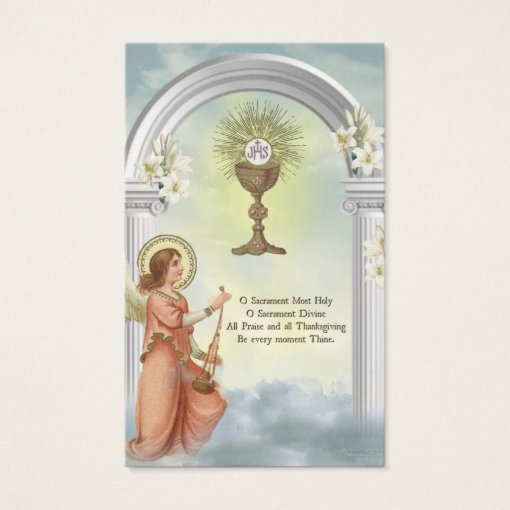 First Holy Communion Angels Eucharist Jesus | Zazzle