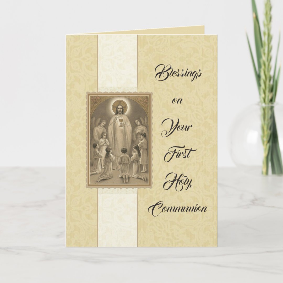 First Holy Communion Card | Zazzle