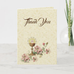 Catholic Thank You Cards | Zazzle