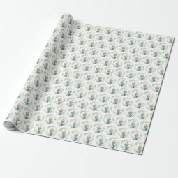 First Holy Communion Elegant Eucalyptus Catholic Wrapping Paper | Zazzle