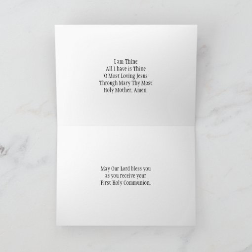 First Holy Communion Last Supper Card | Zazzle