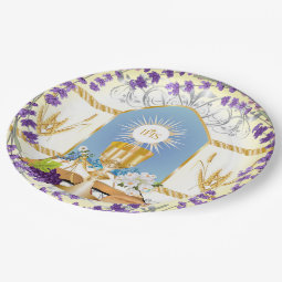 First Holy Communion Paper Plates | Zazzle